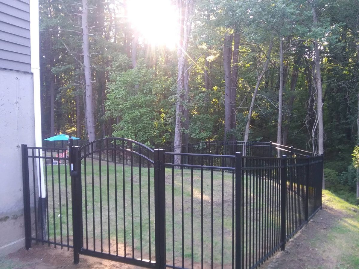 Ornamental Aluminum Fence - Backyard Fence